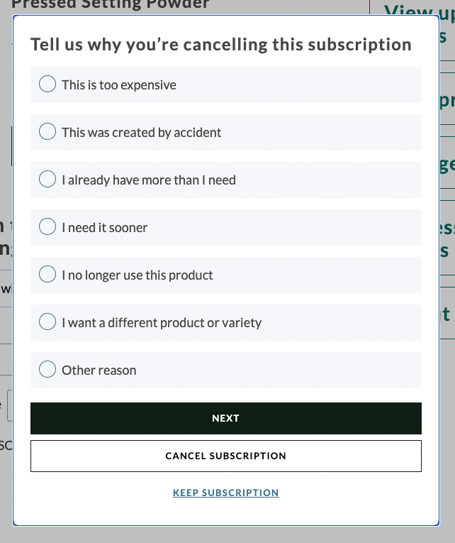 How do I manage my subscription? – ThriveCausemetics.com Help Center